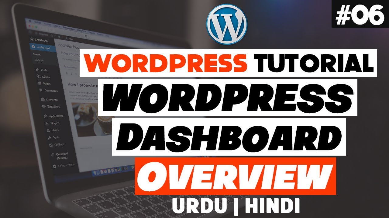 Wordpress Dashboard Interface Tutorial 2023 In Urdu Hindi Wordpress