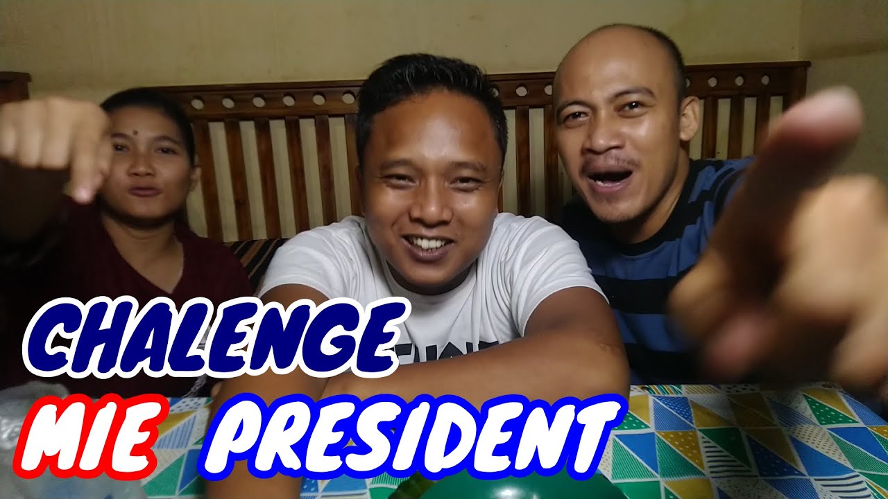 Challenge Makan Mie President 100005 Youtube