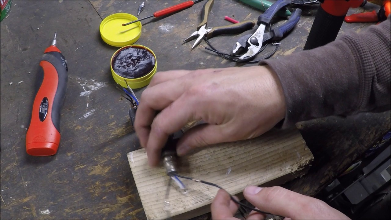 Repair Cut O2 Sensor Youtube