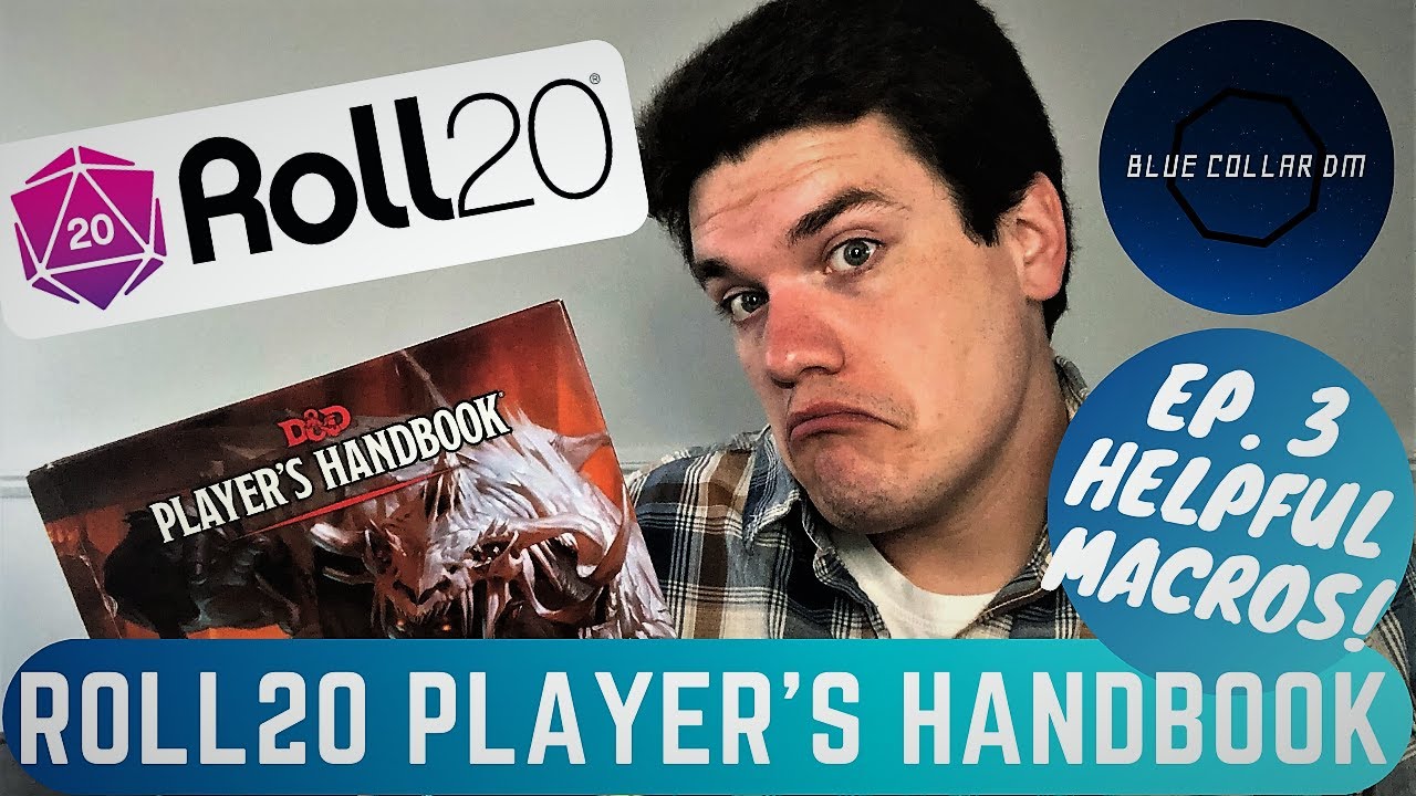 The Roll20 Player S Handbook Ep 3 Roll20 Macros A Roll20 Tutorial