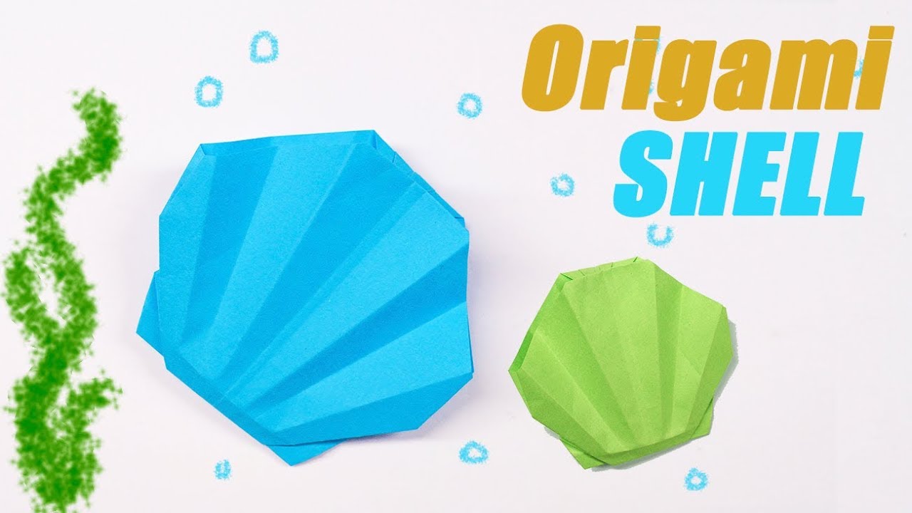 Easy Origami Paper Shell Cute Origami Casca De Origami Youtube