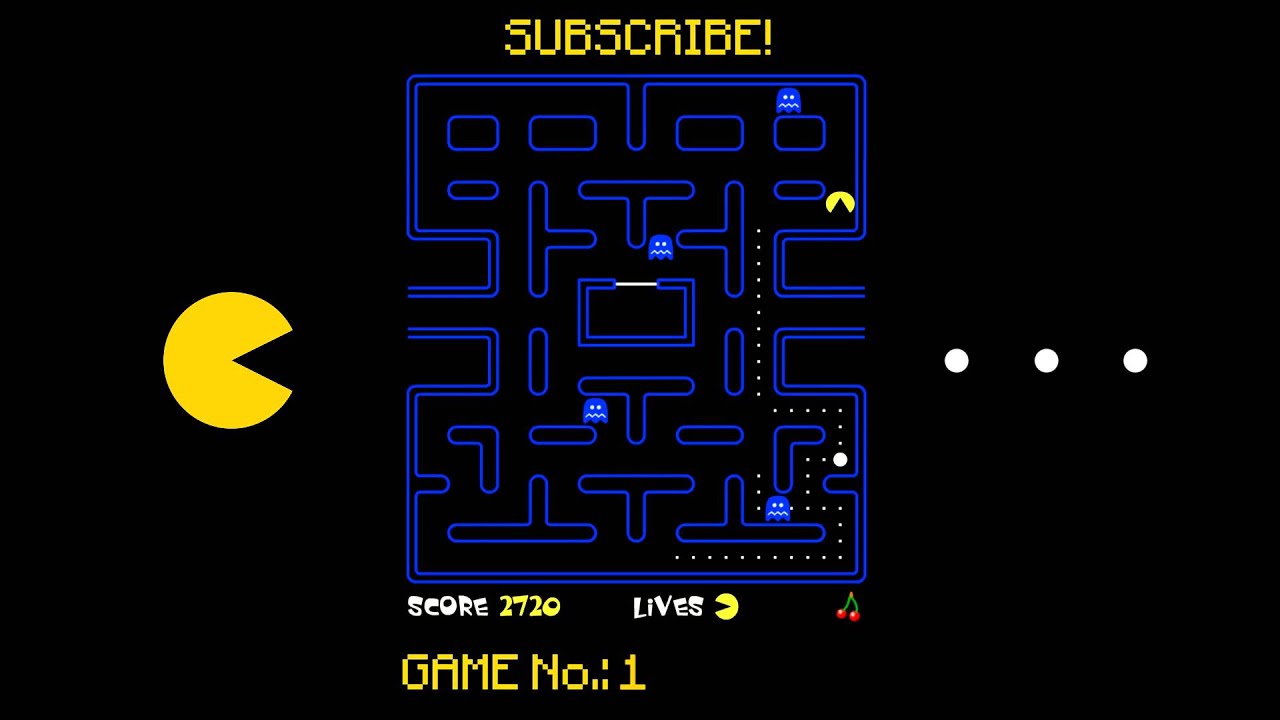 Pacman Gameplay No 1 Full Hd
