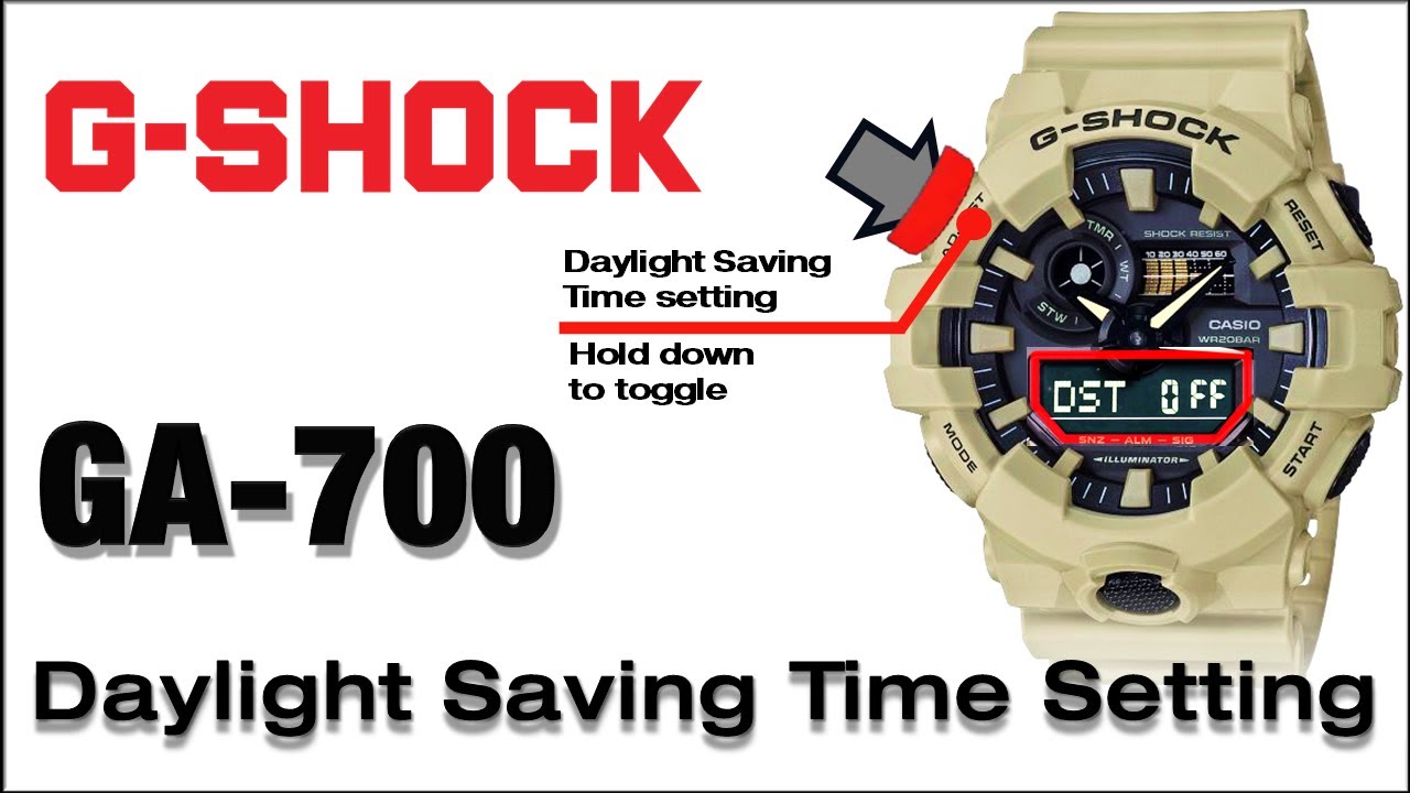 How To Adjust G Shock Time Daylight Savings At Tammy Jackson Blog