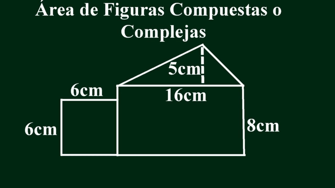 Cómo Calcular El área De Figuras Compuestas O Complejas Youtube