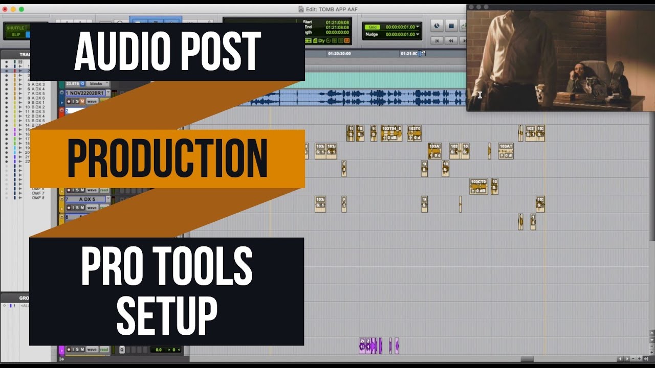 Audio Post Production For Film 101 Pro Tools Session Setup Youtube