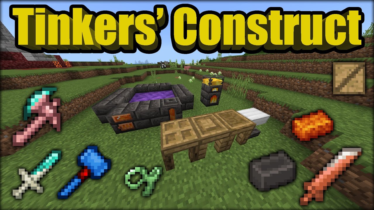 Tinkers Construct Addon Minecraft Pe Mcpe Bedrock Edition Mod Youtube
