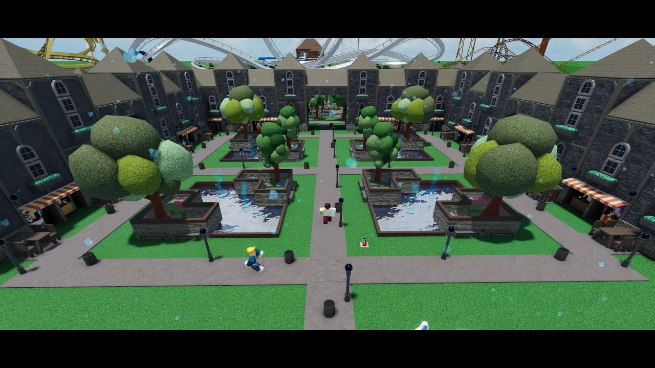 Building An Entrance Part 2 Theme Park Tycoon 2 Roblox Tpt2