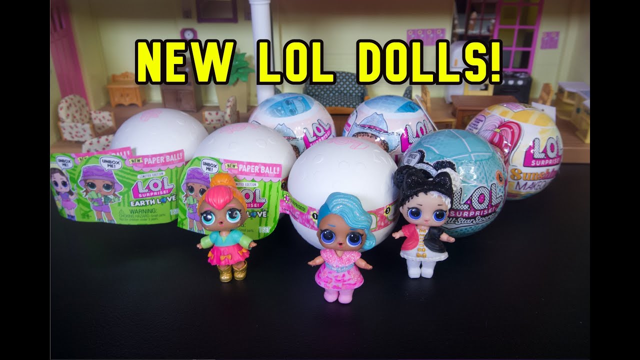 Lol Surprise Dolls Unboxing Haul New Lol Surprise Dolls Youtube