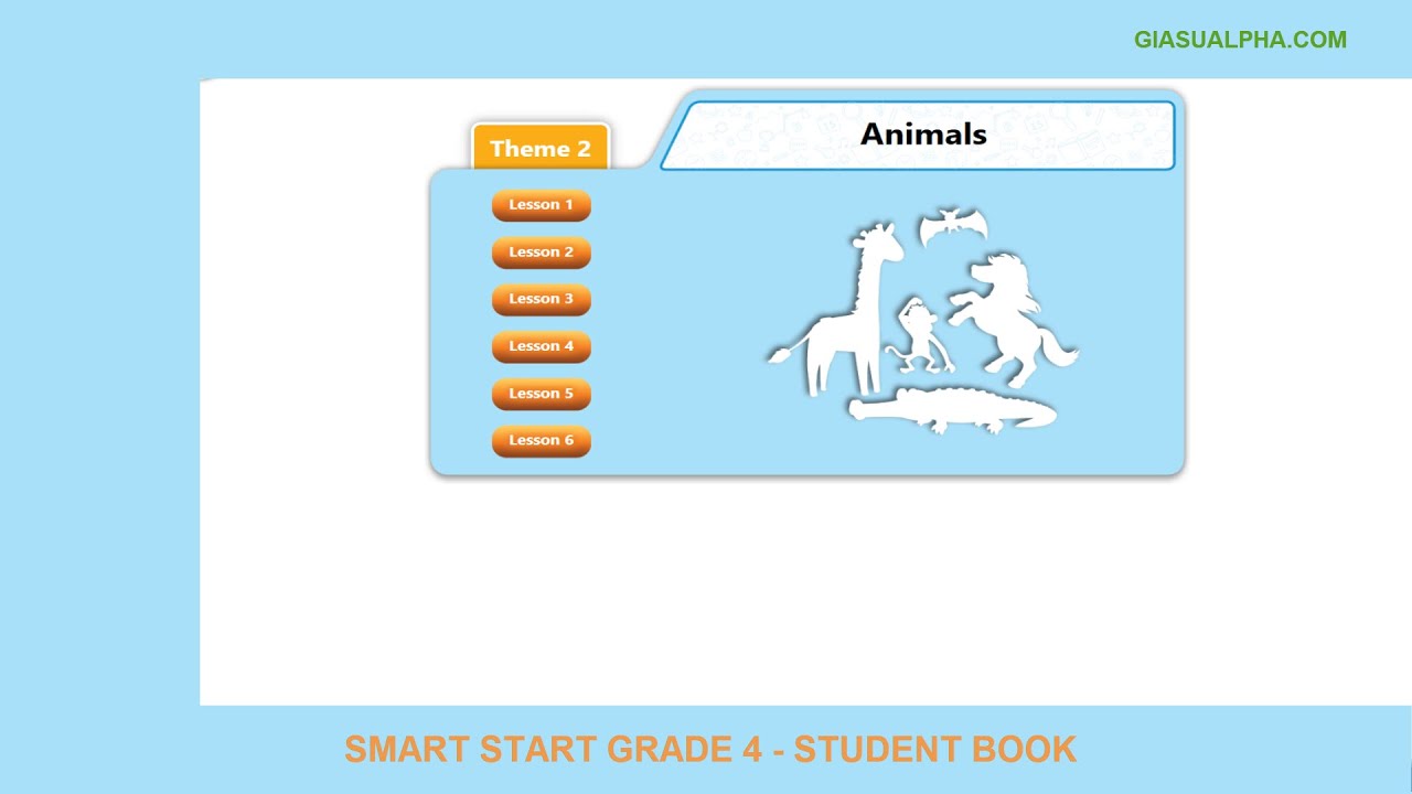 Smart Start Grade 4 Theme 2 Animals Youtube