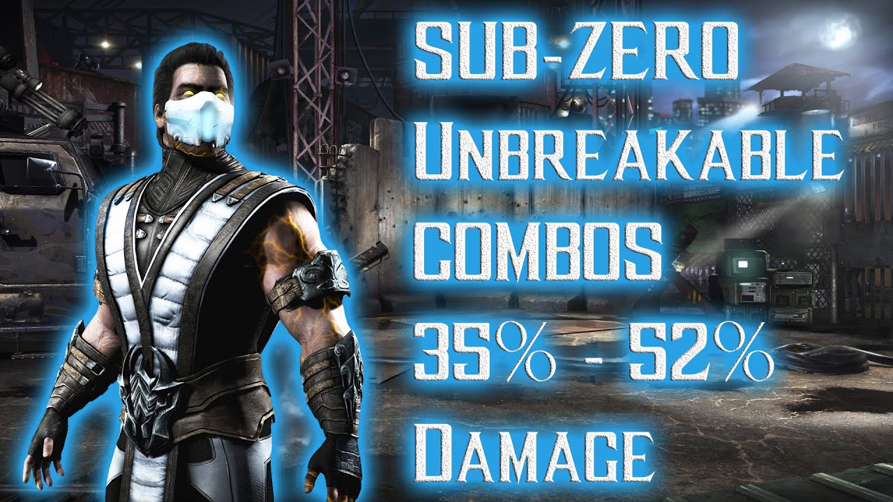 Mortal Kombat X Sub Zero Unbreakable