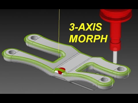 Mastercam Tip Using 5 Axis Morph As A Powerful 3d Finish Toolpath