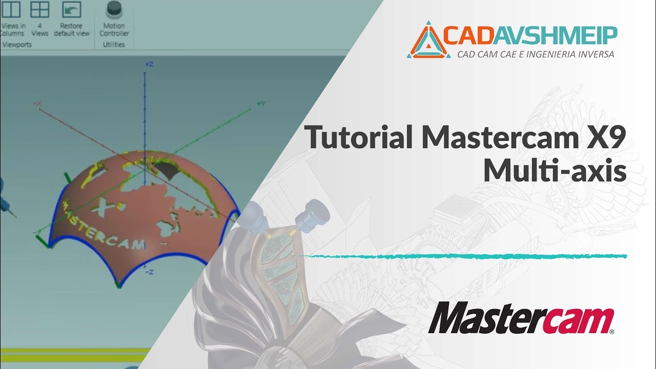 Tutorial Mastercam Multiaxis Youtube