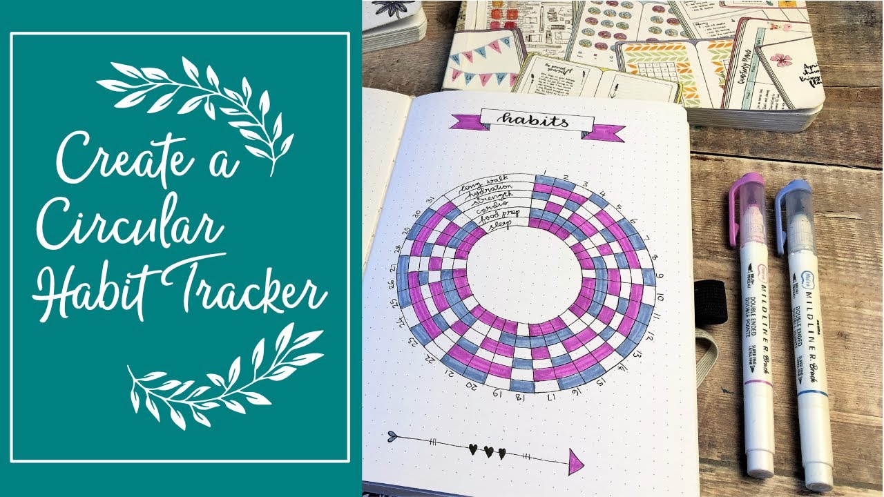 Create A Circular Habit Tracker рџ љ Tutorial Youtube