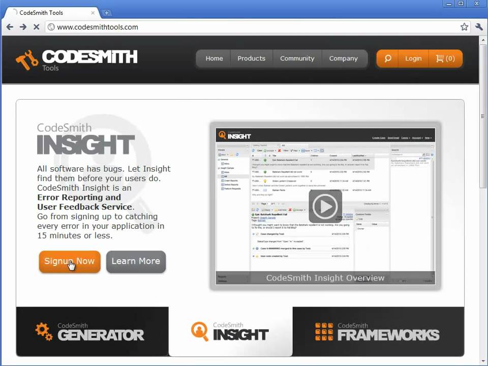 Codesmith Insight 5 Minute Demo Youtube