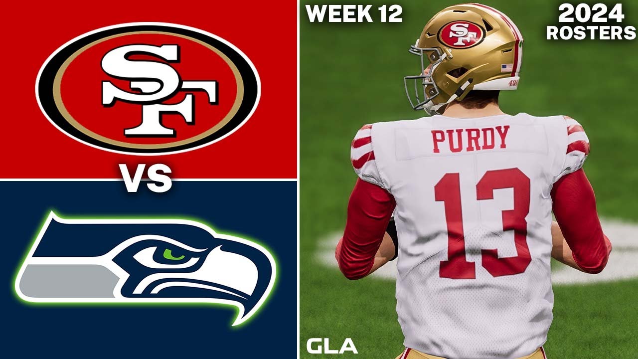 49ers Vs Seahawks Simulation Week 12 Madden 24 Rosters Ps5 Youtube