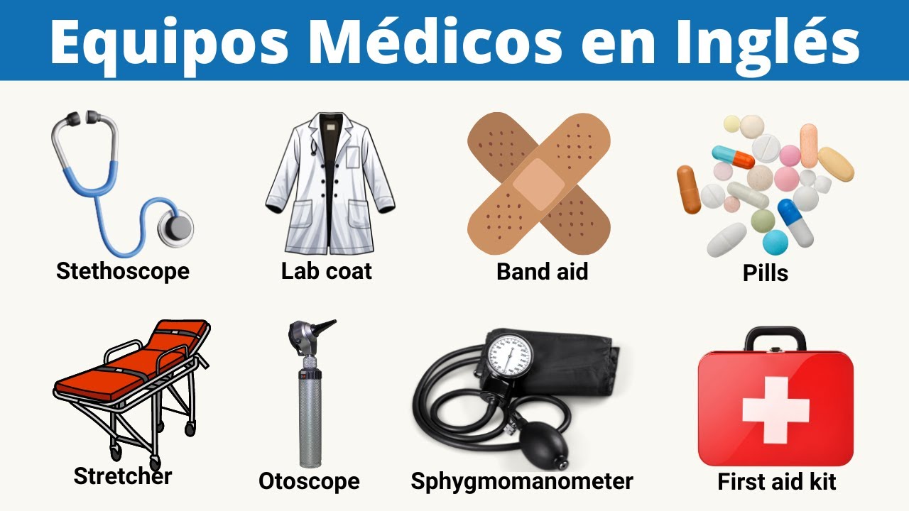 Lista De Equipos Médicos En Inglés Con Imágenes Youtube