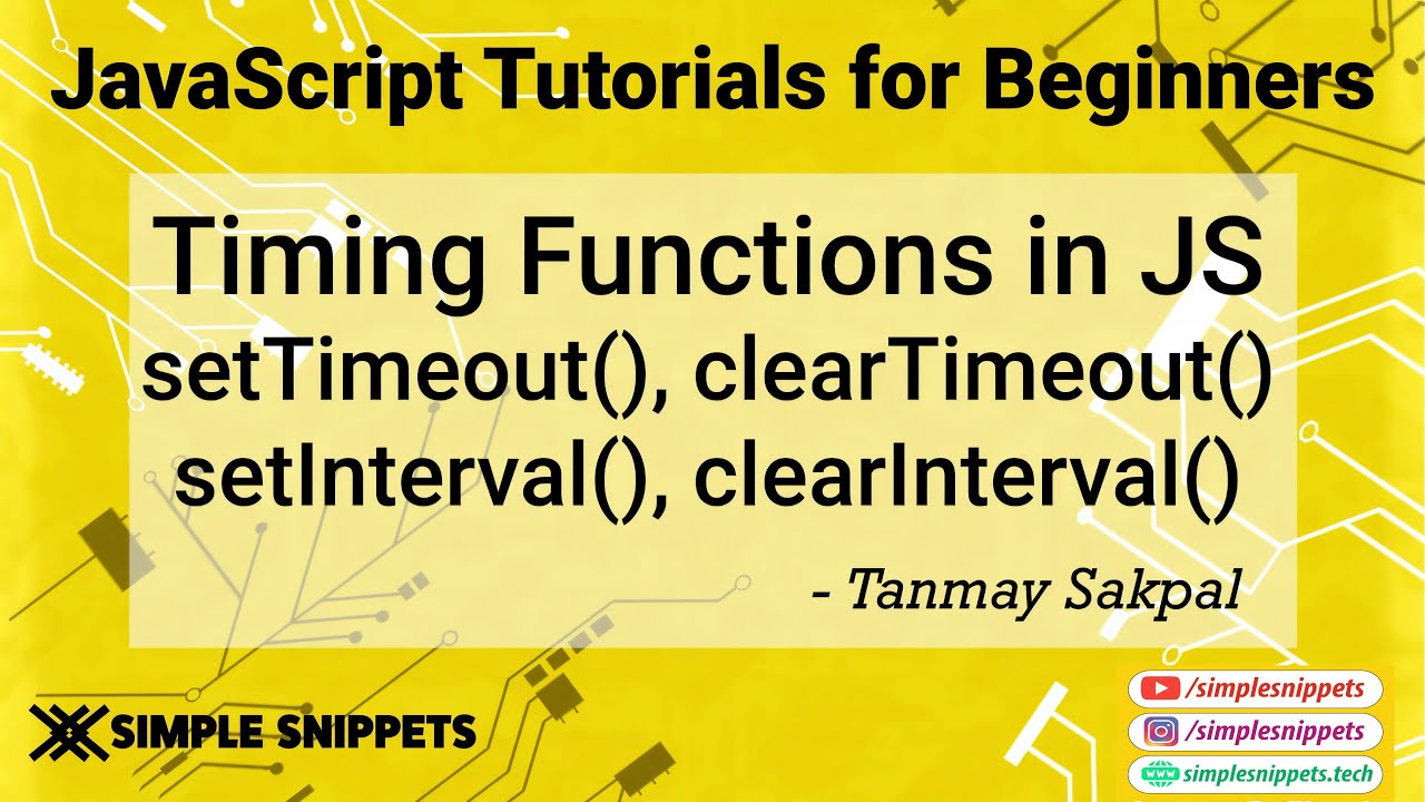 Timing Function In Javascript At Makayla Sleath Blog