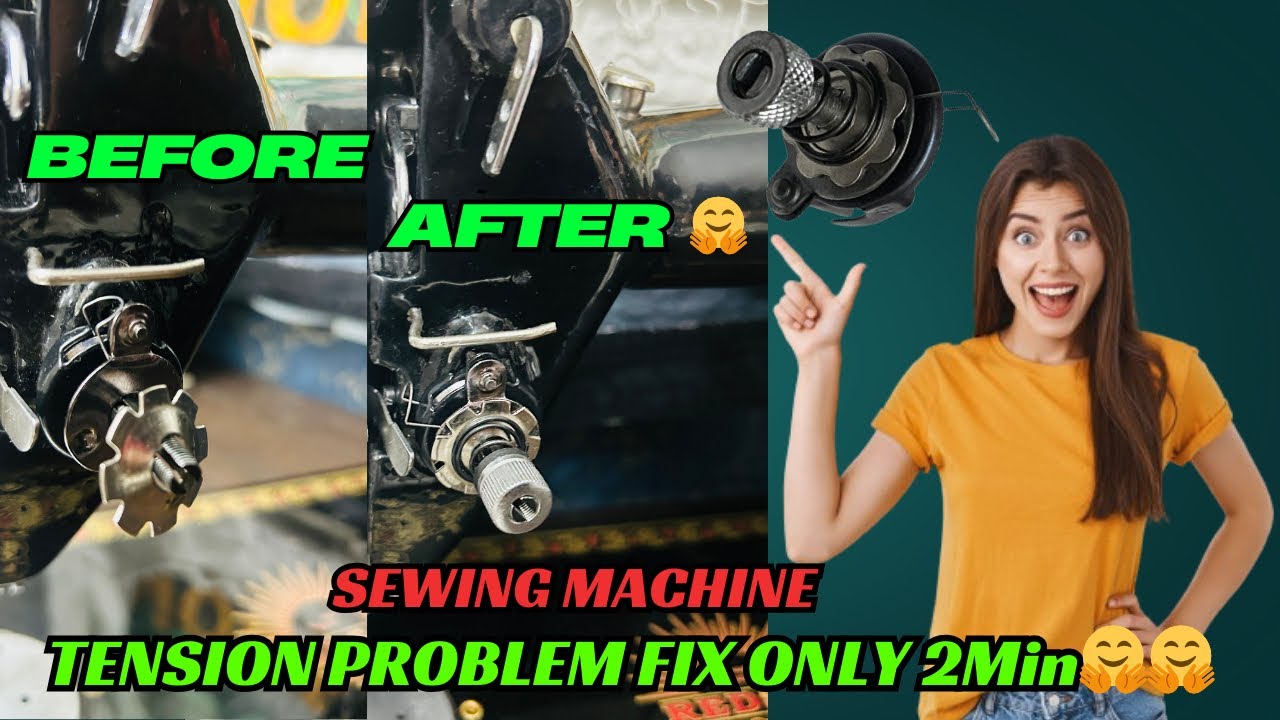 How To Fix Sewing Machine Tension Silai Machine Ka Tension Kaese