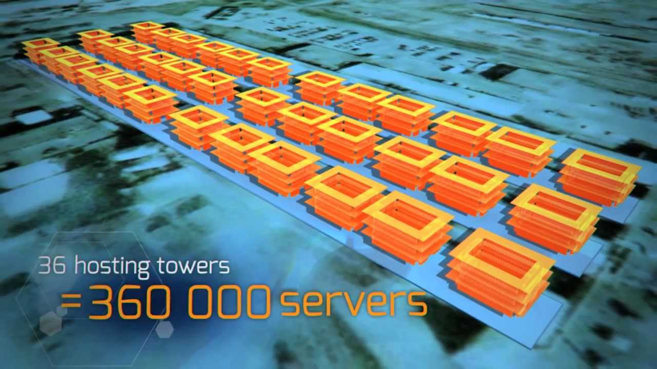 The World S Largest Data Center Youtube
