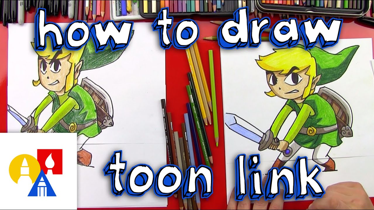 How To Draw Toon Link Youtube