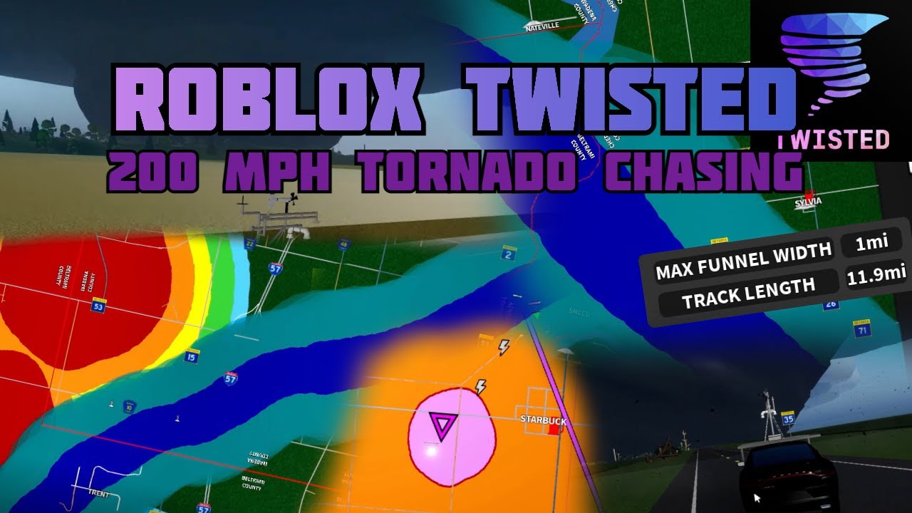 200 Mph Tornado Chasing Roblox Twisted Youtube