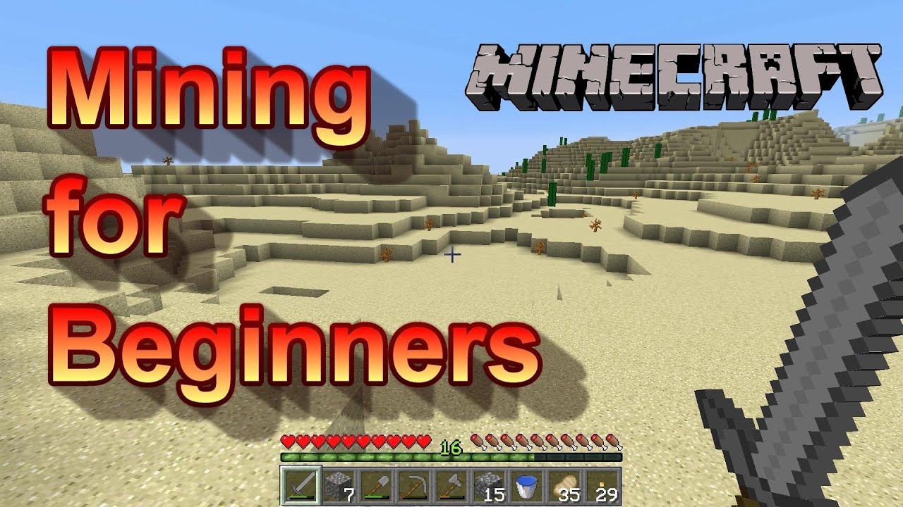 Mining Tutorial Minecraft For Beginners 3 Youtube