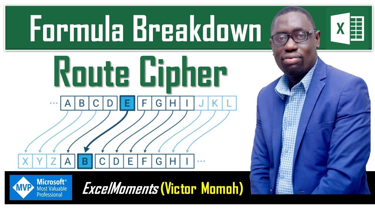 Excel Formula Challenge Route Cipher Formulas Youtube