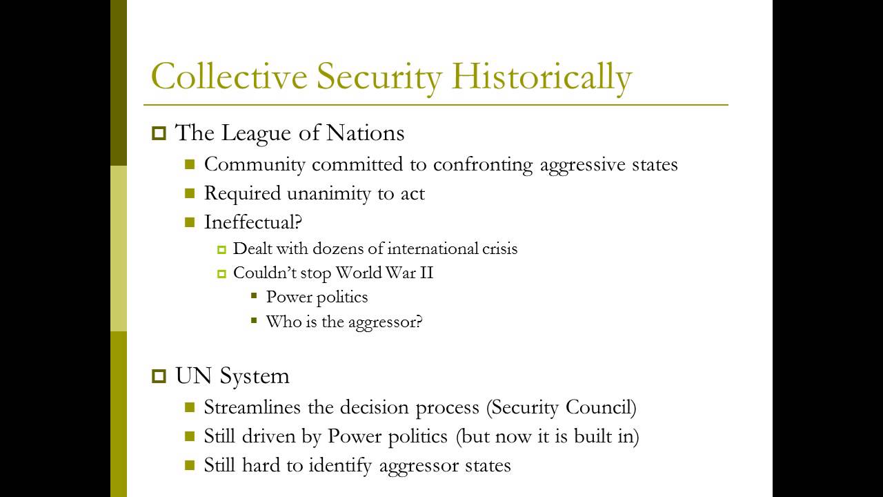 Collective Security