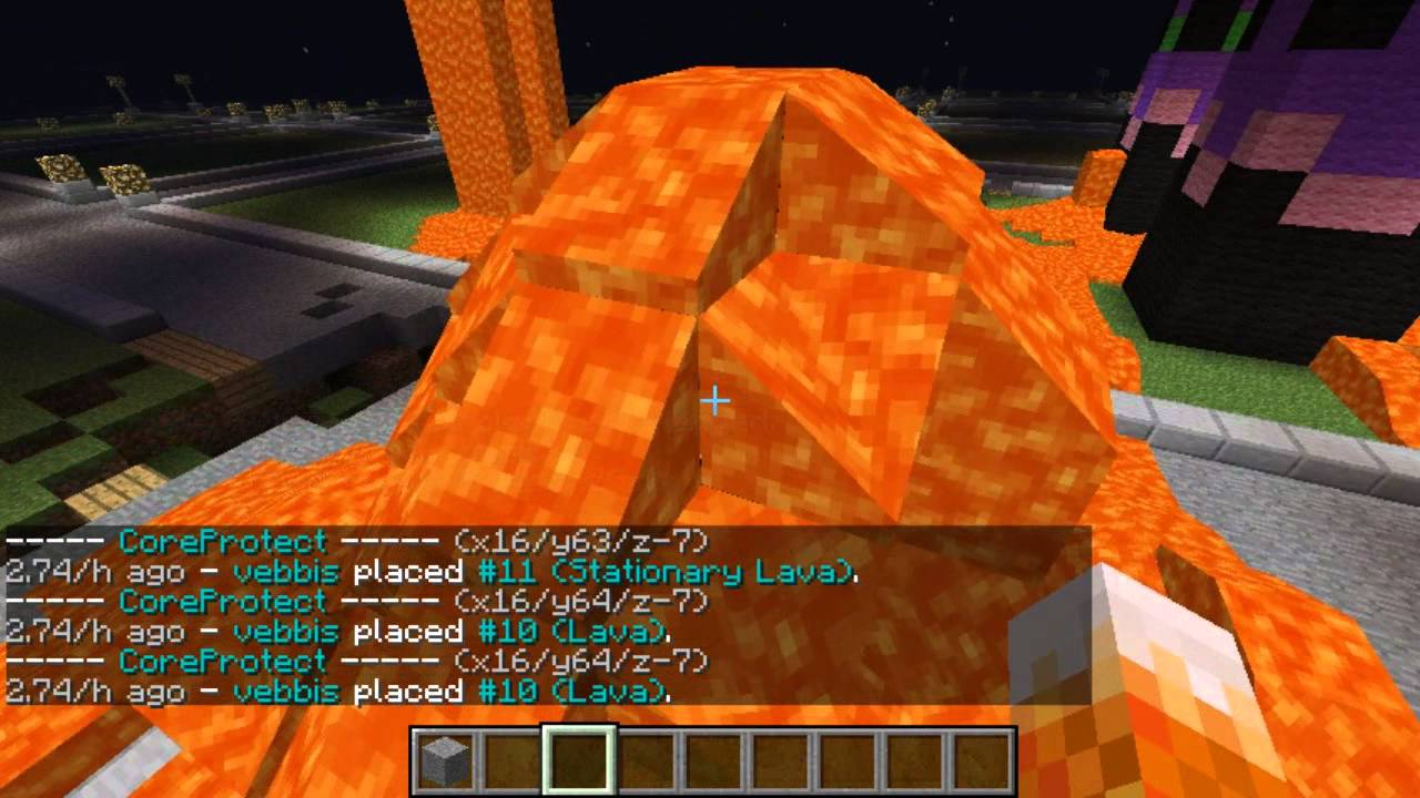 Minecraft Coreprotect Rollback Basic Tutorial Part 1 Anti Grief Plugin