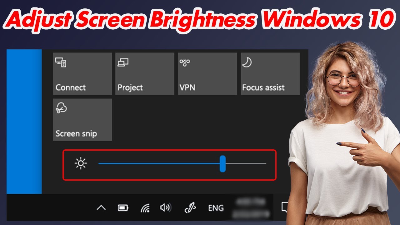Guide How To Adjust Screen Brightness Windows 10 Very Easily Youtube