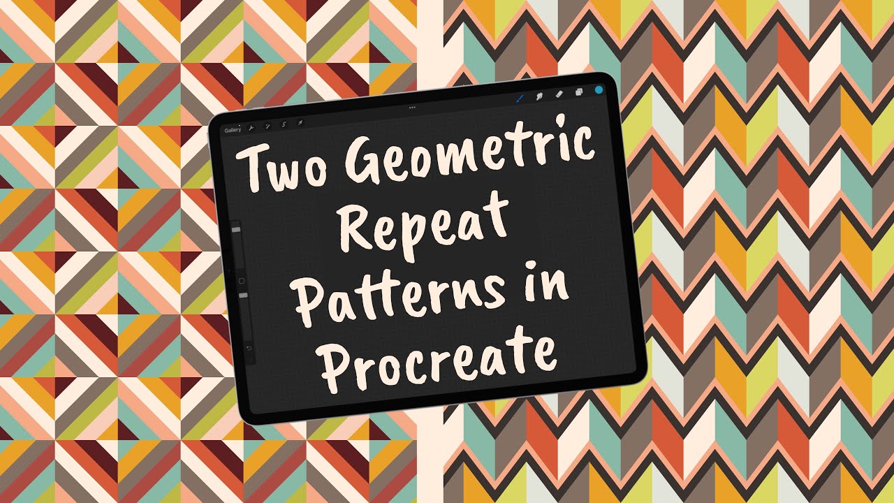 Two Gorgeous Seamless Repeat Patterns In Procreate Youtube