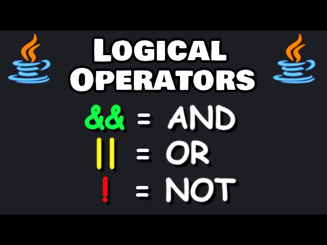 Java Programming Tutorial 12 Logical Operators How To Use