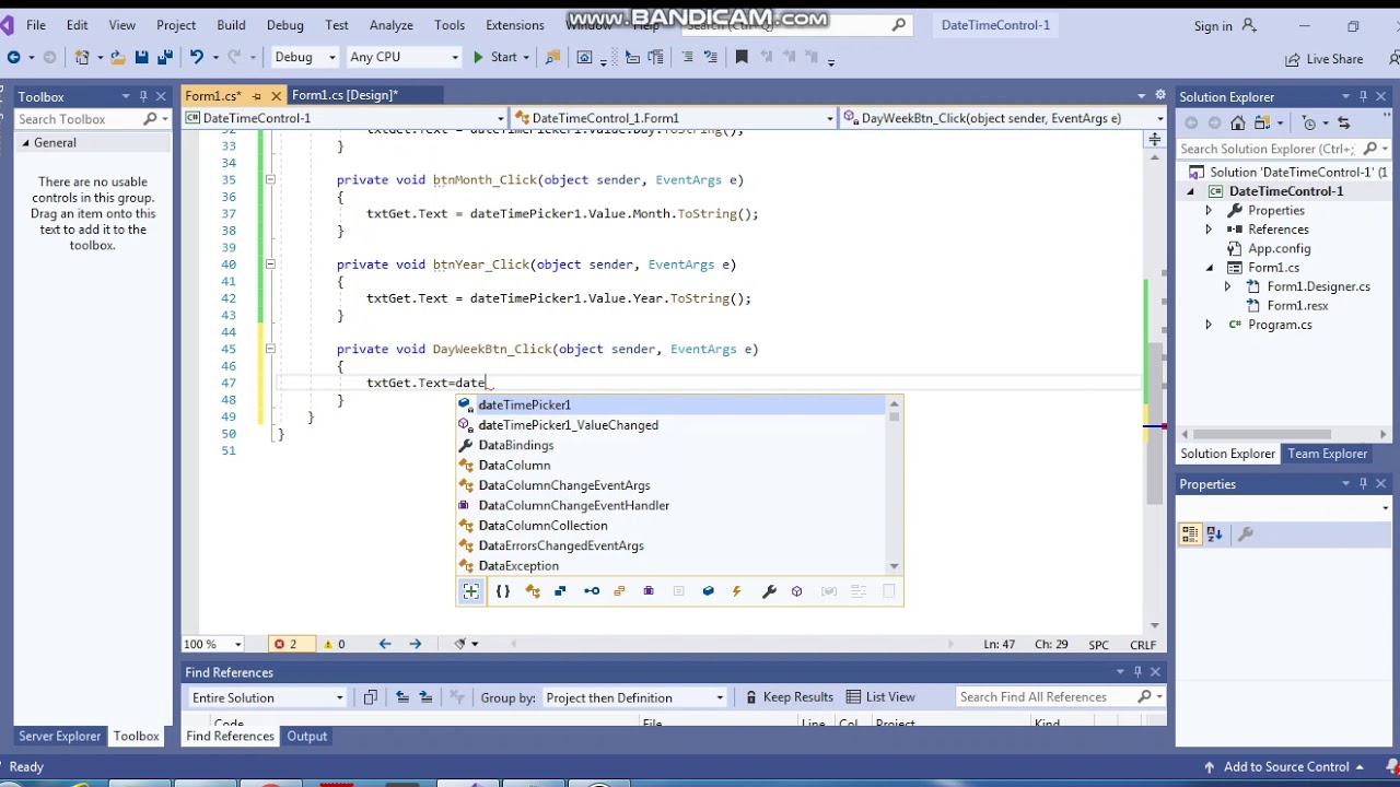 Datetimepicker Part 2 Youtube