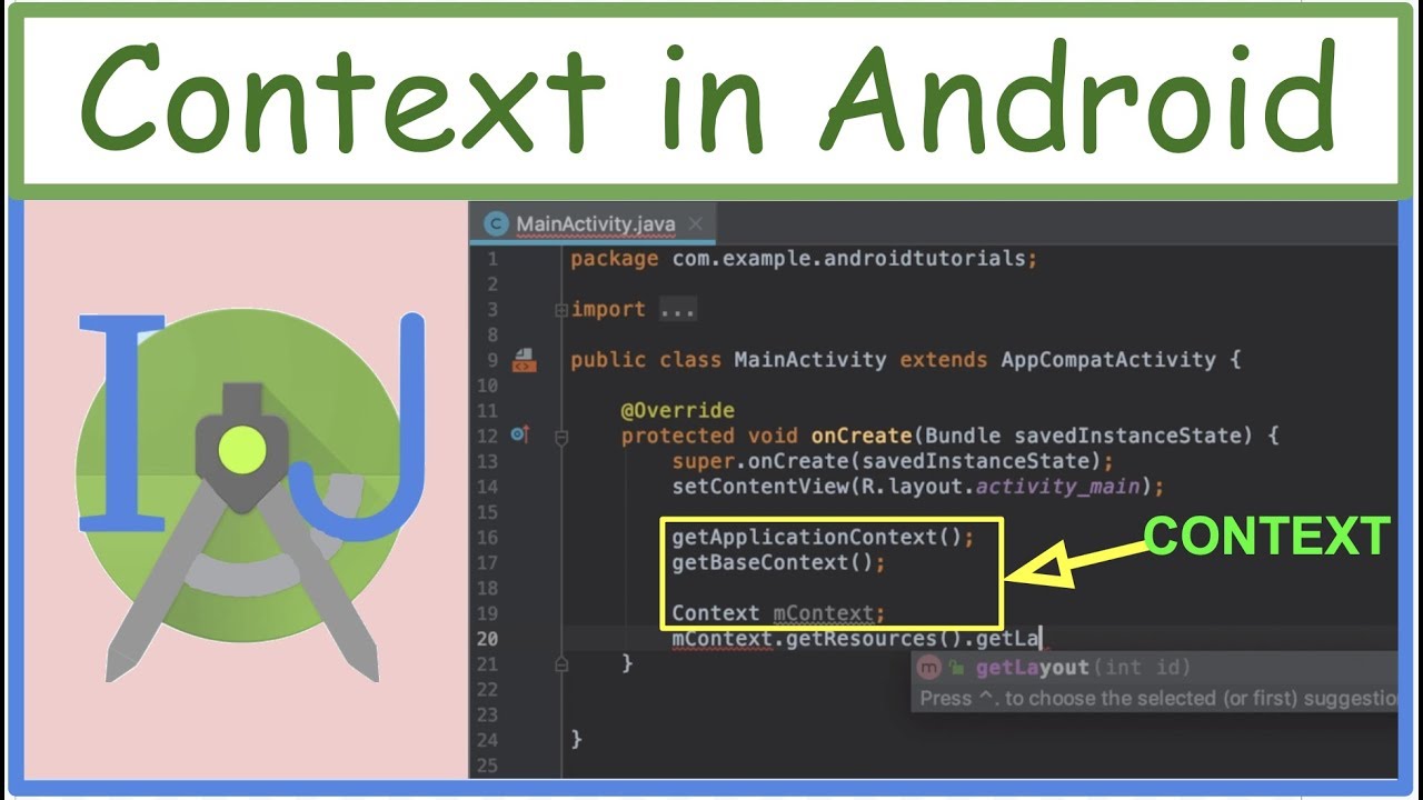 What Is Context In Android Youtube