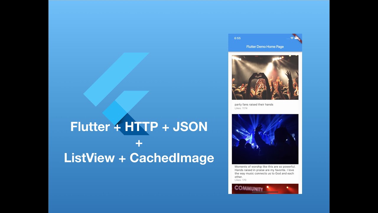 Flutter Tutorial Part 4 Http Fetch Data And Parse Json With Listview