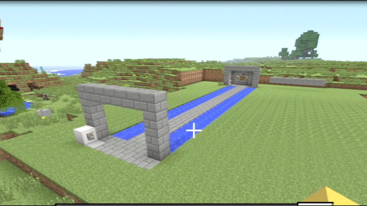 Minecraft Tutorial Piston Bridge 29 Blocks Long Youtube