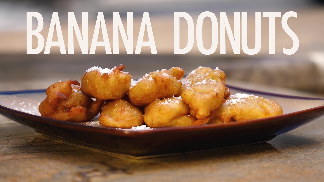 Banana Donuts Recipe Youtube
