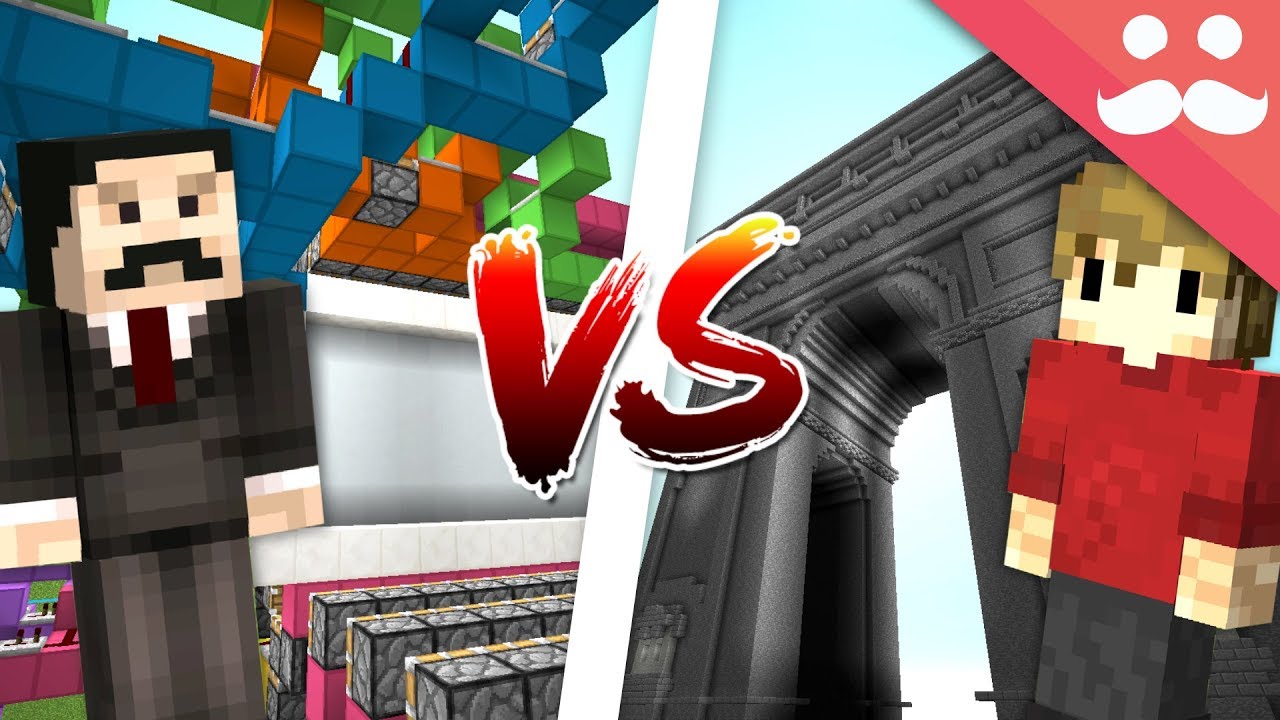 Minecraft Redstone Vs Building Mumbo Vs Grian Youtube