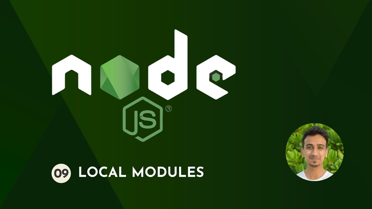 Node Js Tutorial 9 Local Modules Youtube