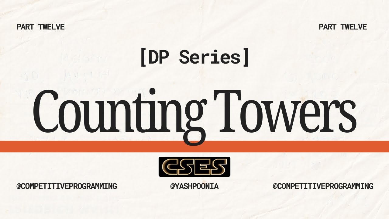 Counting Towers Cses Combinatorics With Dynamic Programming State