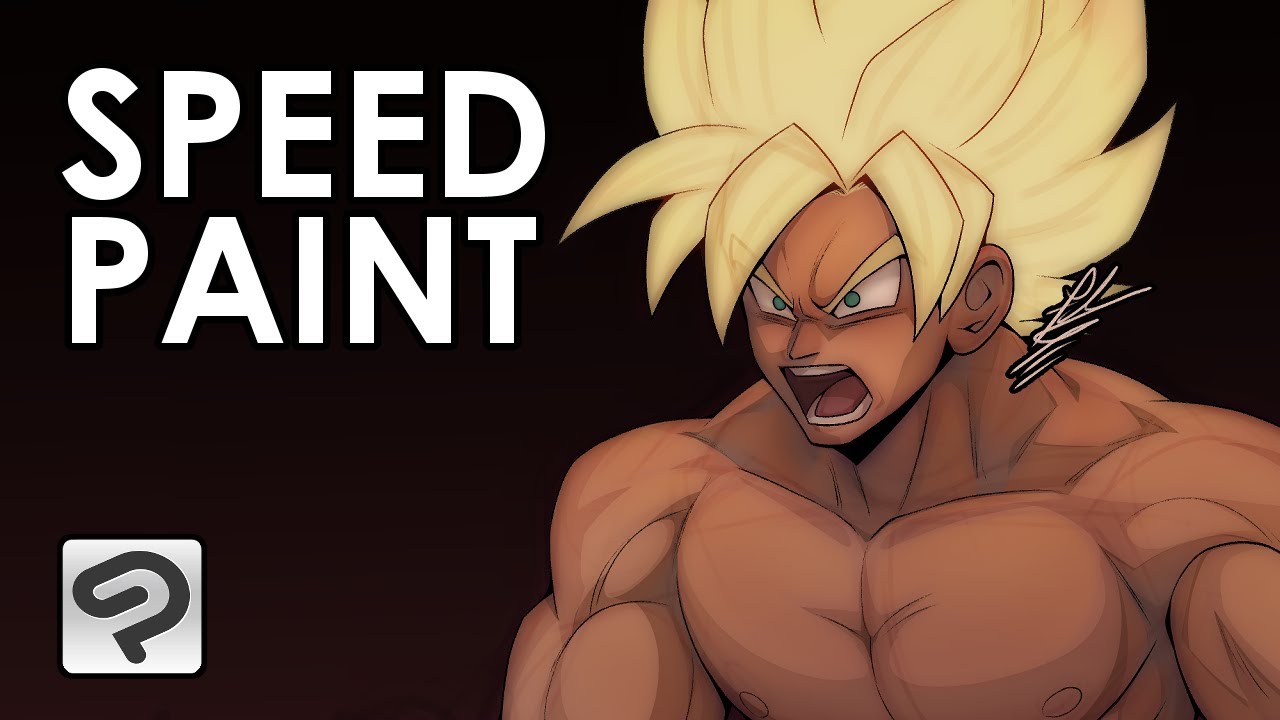Goku Dragon Ball Speedpaint Youtube