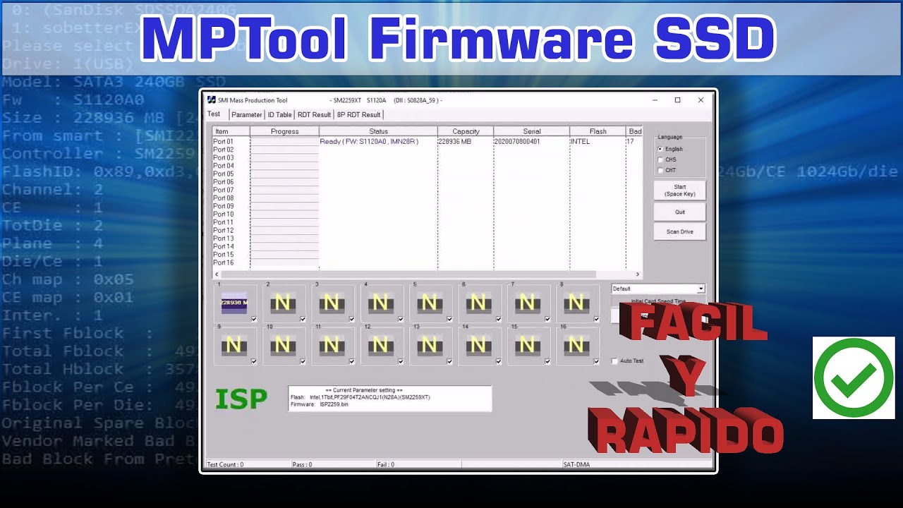 Encuentra Mptool Firmware Para Tu Ssd Youtube