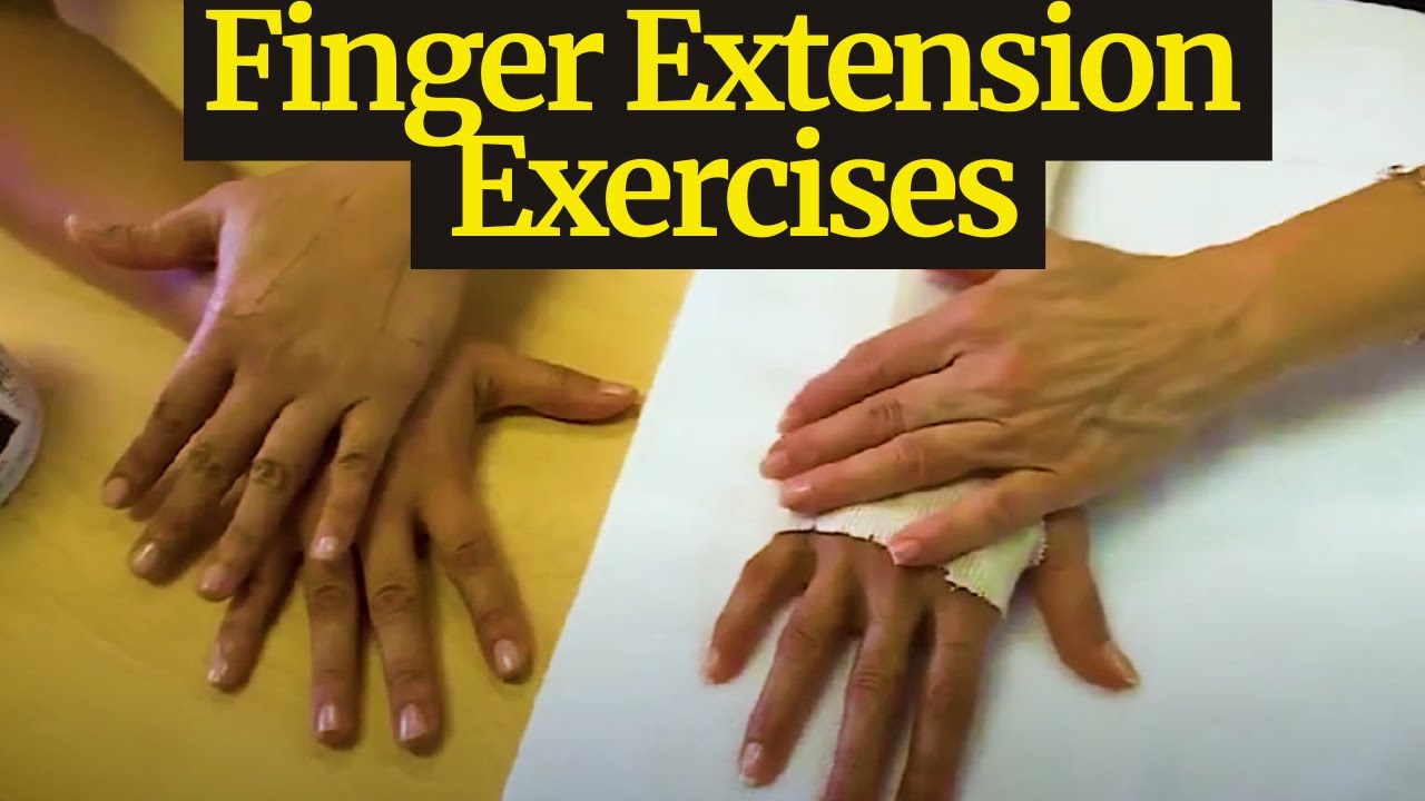 Finger Extension Exercises Youtube
