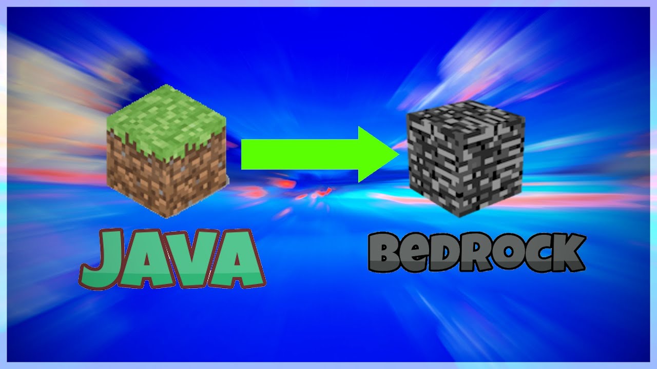 Java Player Tries Bedrock Youtube