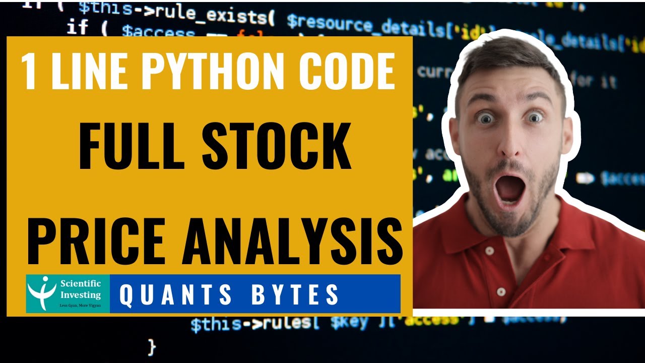 Stock Share Price Analysis Using Python Quantsbytes Quantitative