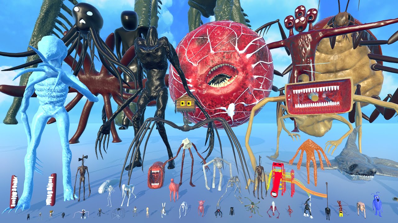 Trevor Henderson Monster Size Comparison 3d Animation Comparison