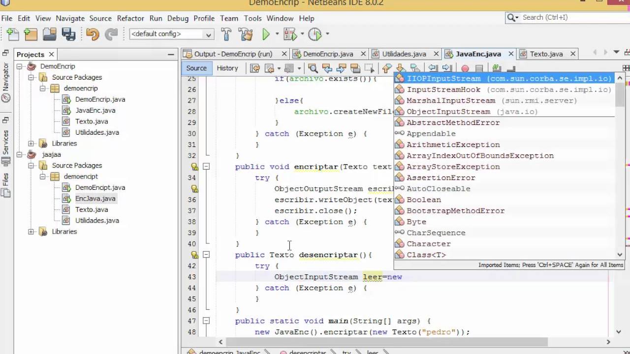Encriptación En Java Youtube