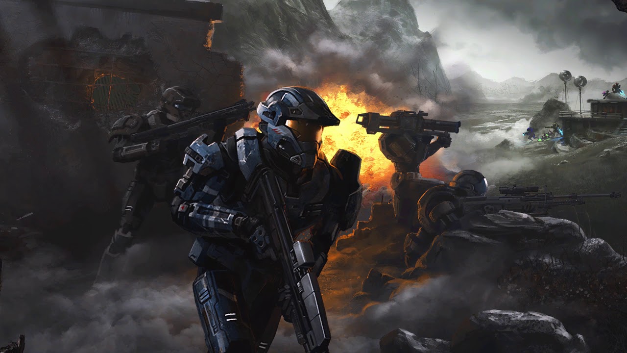 Halo Reach Firefight Menu Digitally Enhanced Reconstructed Youtube