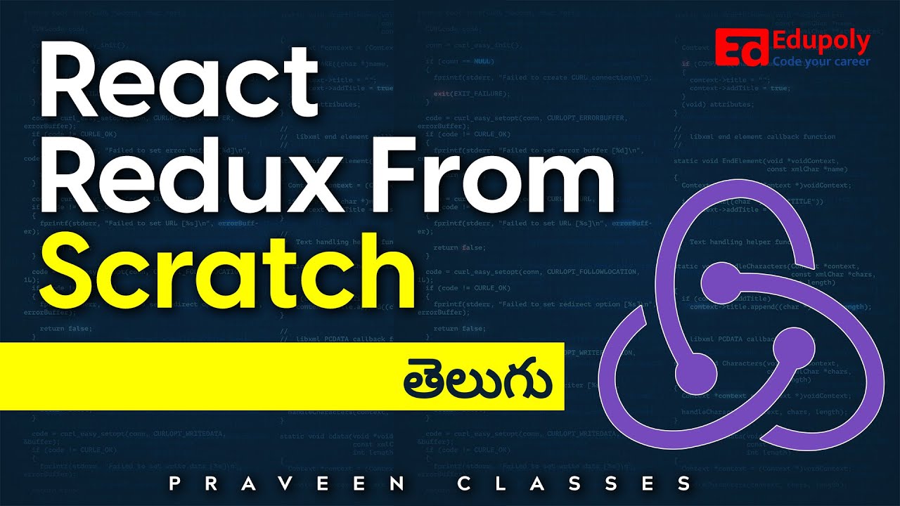React Redux From Scratch Youtube