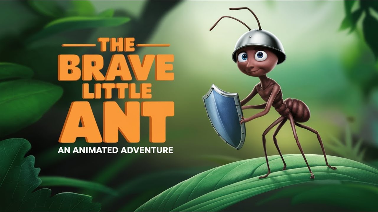 The Brave Little Ant Short Story Ai Animation Kids Animation